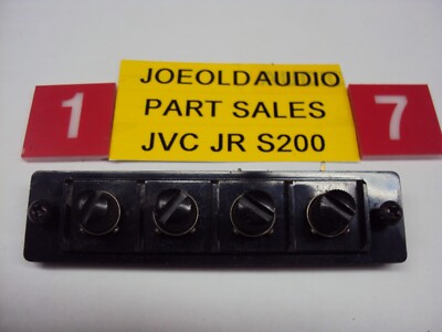 JVC JR-S200 Receiver Antenna Input Panel. Tested. Parting Out Entire JR ...
