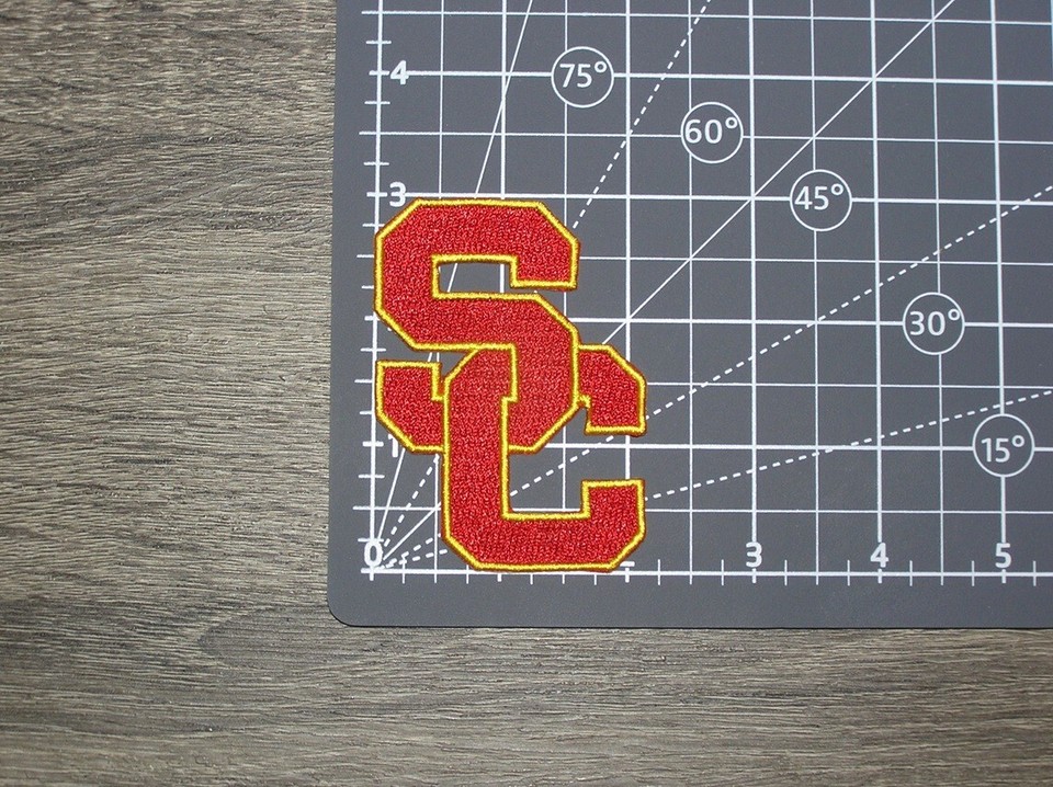 USC Trojans University Southern California Embroidered Iron On Patch 2 ...