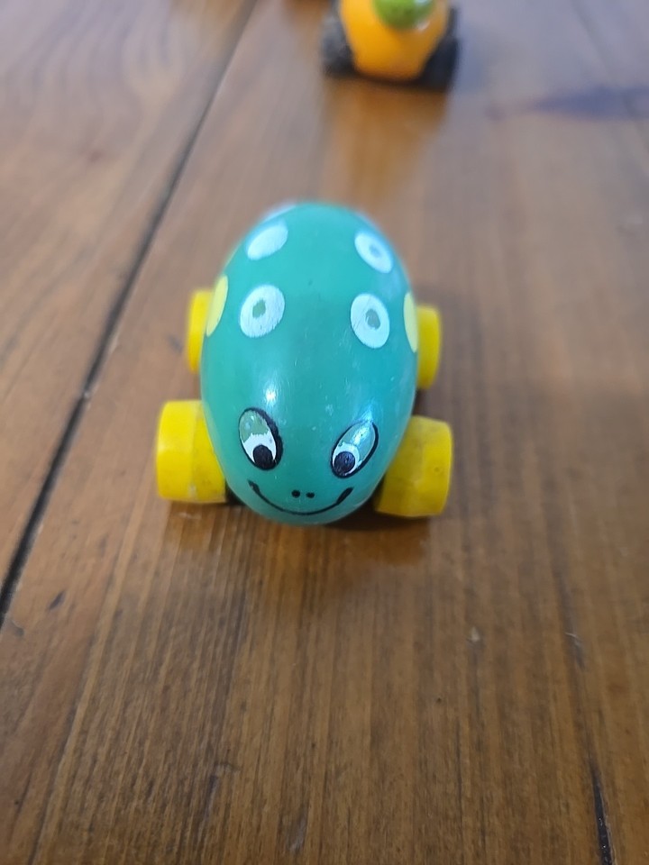 1970’s TONKA TOTES Gigglers Buggy Egg Shaped Car Lot Duck Mouse Turtle ...