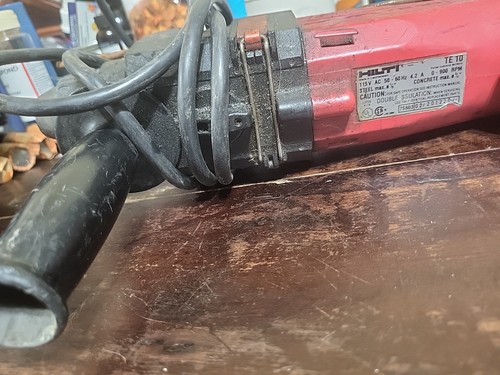 Hilti TE10 900 RPM / Rotary Hammer Drill With Handle (Tool Only) 115V ...