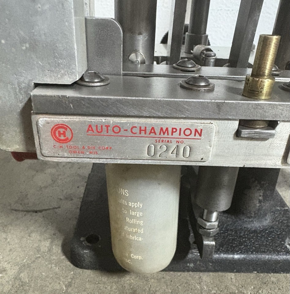 C-H AUTO-CHAMPION Progressive Reloading Press Serial #240 | eBay