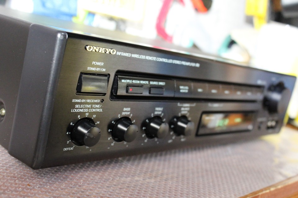 Onkyo M-501 Power Amplifier AND MP-301 Infrared Stereo Pre-Amplifier ...