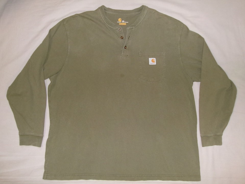 CARHARTT T SHIRT LOT 4 ALL MEN 2XL WORK POCKET TEE ORIGINAL FIT LOOSE L ...
