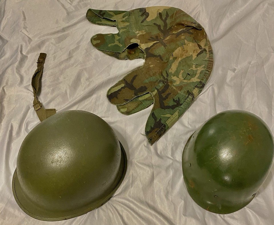 Original M1 ‘Steel Pot’ Helmet - Vietnam War Era Liner, Helmet, and ...