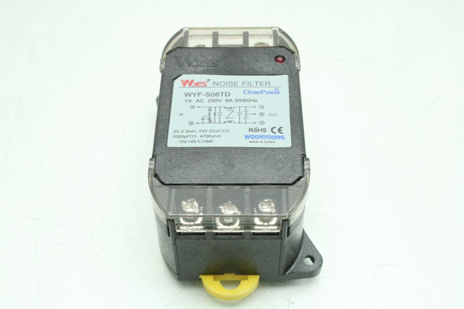 Wyes WYF-506TD Noise Filter, 250VAC, 10A, 50-60Hz | eBay