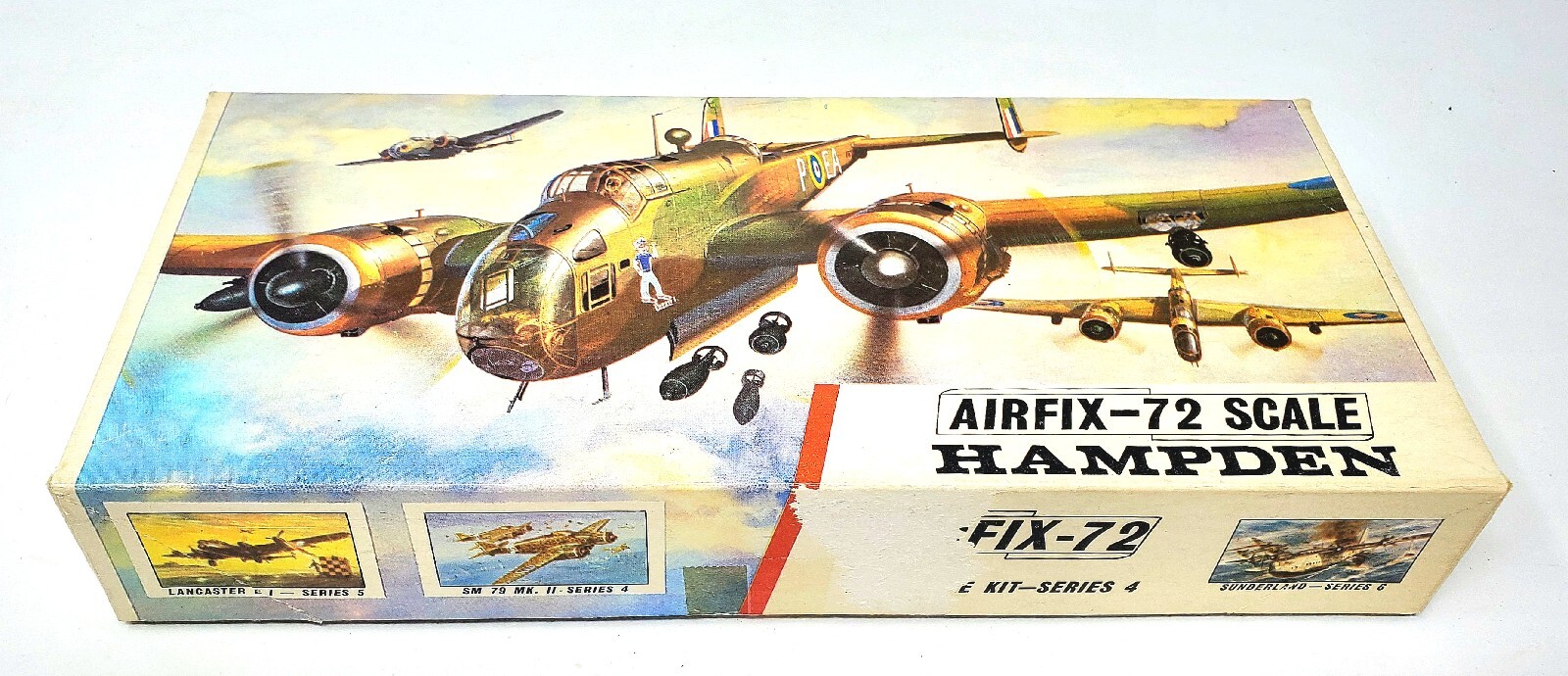 NIB Vintage Airfix-72 HAMPDEN 1/72 Scale Plastic Model Kit No. 491 ...