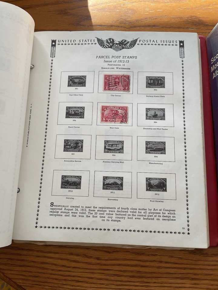 Scott's Modern World Stamp Album & The All American Stamp Album - 100s ...