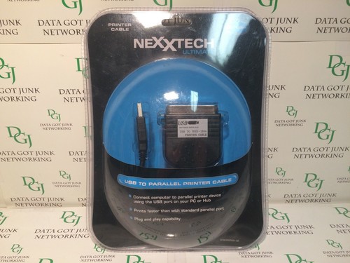 Nexxtech Ultimate USB to Parallel Printer Cable G18-0000051-02 | eBay