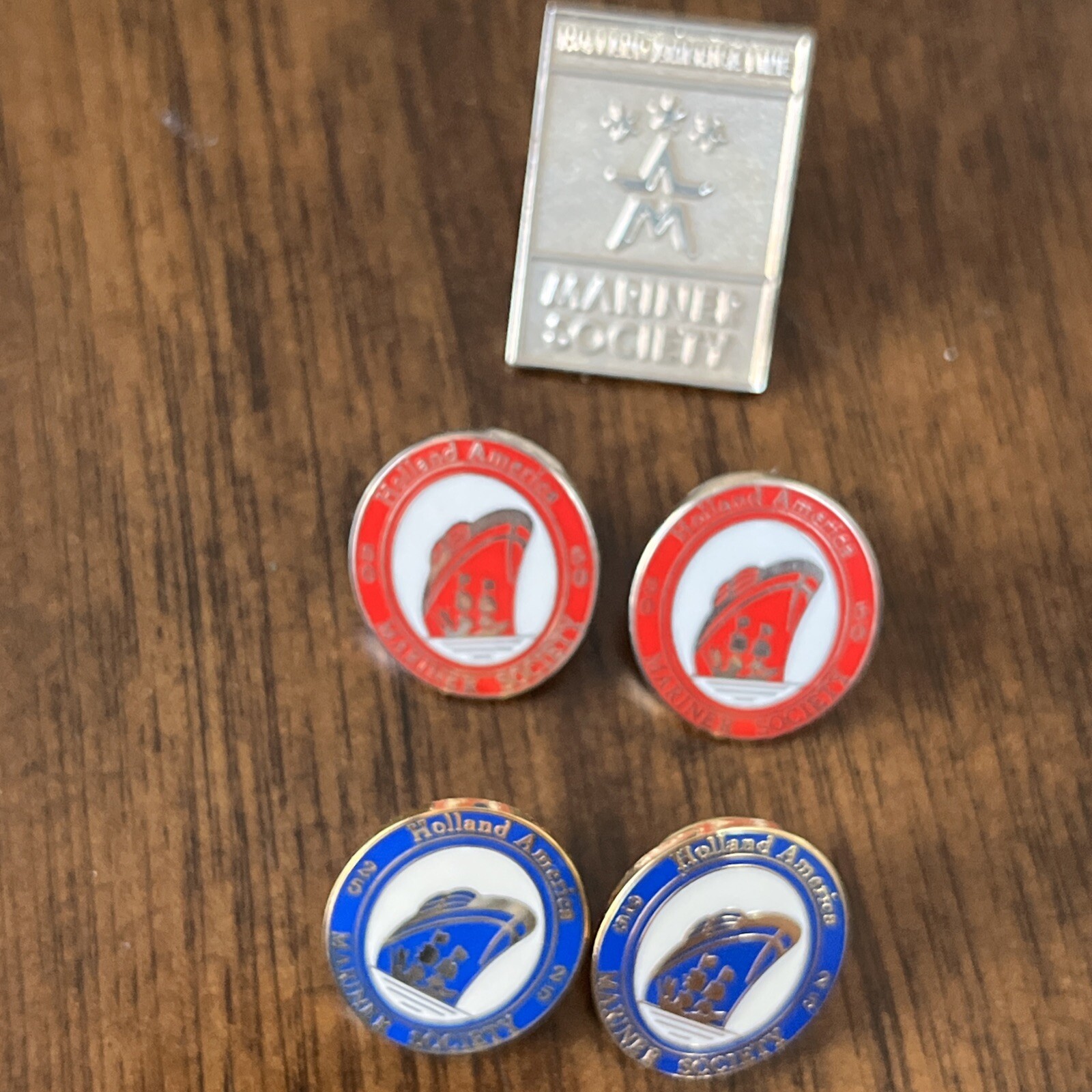 Holland America Cruise Line Mariner Society Pin Lot - 2-25, 2-50, & 1-3 ...