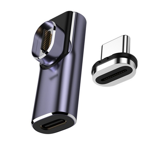 USB C Magnetic Mini Charging Adapter Data Transfer Converter PD Charger ...