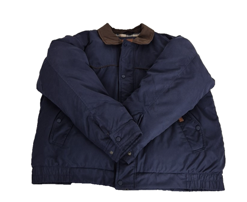 Outback Trading Company Jacket Mens XL Blue Sydney Down Filled Full Zip ...