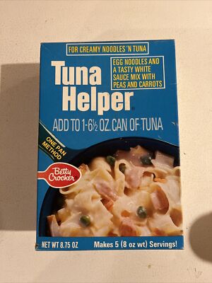 Vintage 1970s Box Of Betty Crocker Tuna Helper NOS Full Unopened | eBay