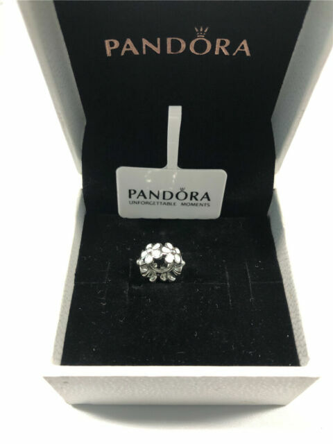 PANDORA Daisy Flower Spacer Charm - Sterling Silver (791495EN12) for ...
