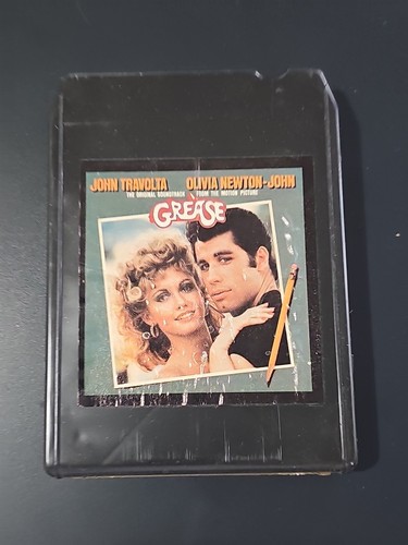 1978 GREASE Original Movie Soundtrack 8 Track Tape OLIVIA NEWTON JOHN ...