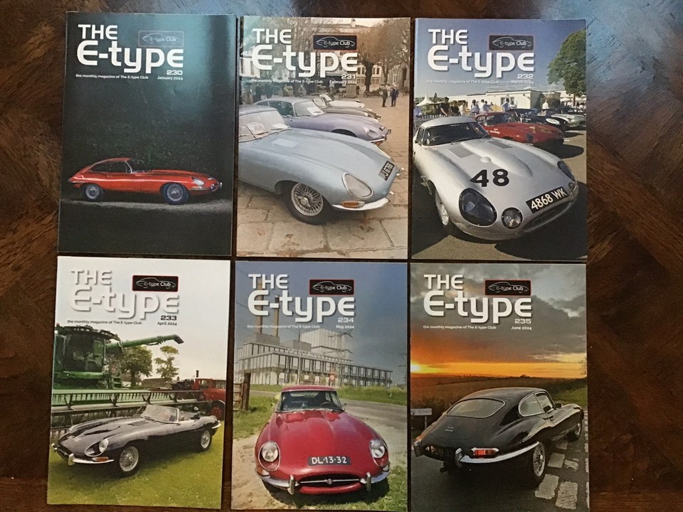 Jaguar E Type Club Magazines Bundle. 23 from Feb 2023 to Dec 2024 ...
