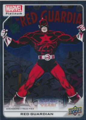 #170 RED GUARDIAN 2023 Upper Deck Marvel Platinum BASE | eBay