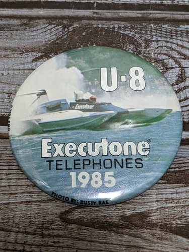 Executone U-8 Hydroplane Race Boat Pin | eBay
