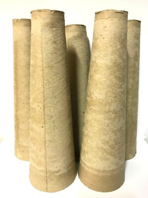 PACKS OF 6/3 TALL RECYCLED EMPTY CARDBOARD YARN CONES CRAFT YARN ...