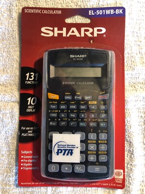 Sharp scientific calculator EL-501WB | eBay