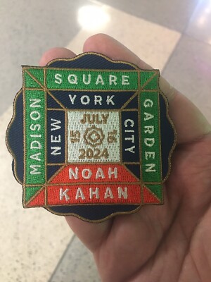 2024 Noah Kahan MSG Patch Madison Square Garden Subway 7/15 7/16 New ...