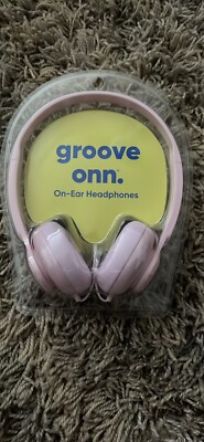 Groove Onn Adjustable Lightweight On-Ear Headphones 3.5 mm Aux cable ...