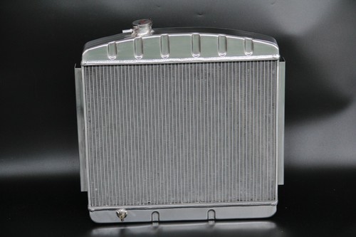 KKS5556 3 Rows Aluminum Radiator Fit 1955 56 Chevrolet Bel Air 6cyl ...