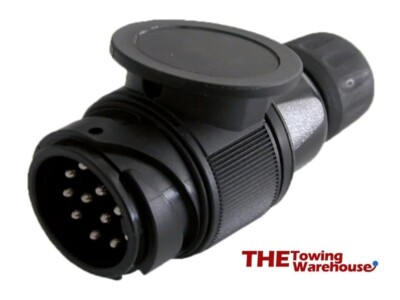 TOP QUALITY GERMAN MADE "Jaeger" Euro 13 pin plug for Ifor Williams ...