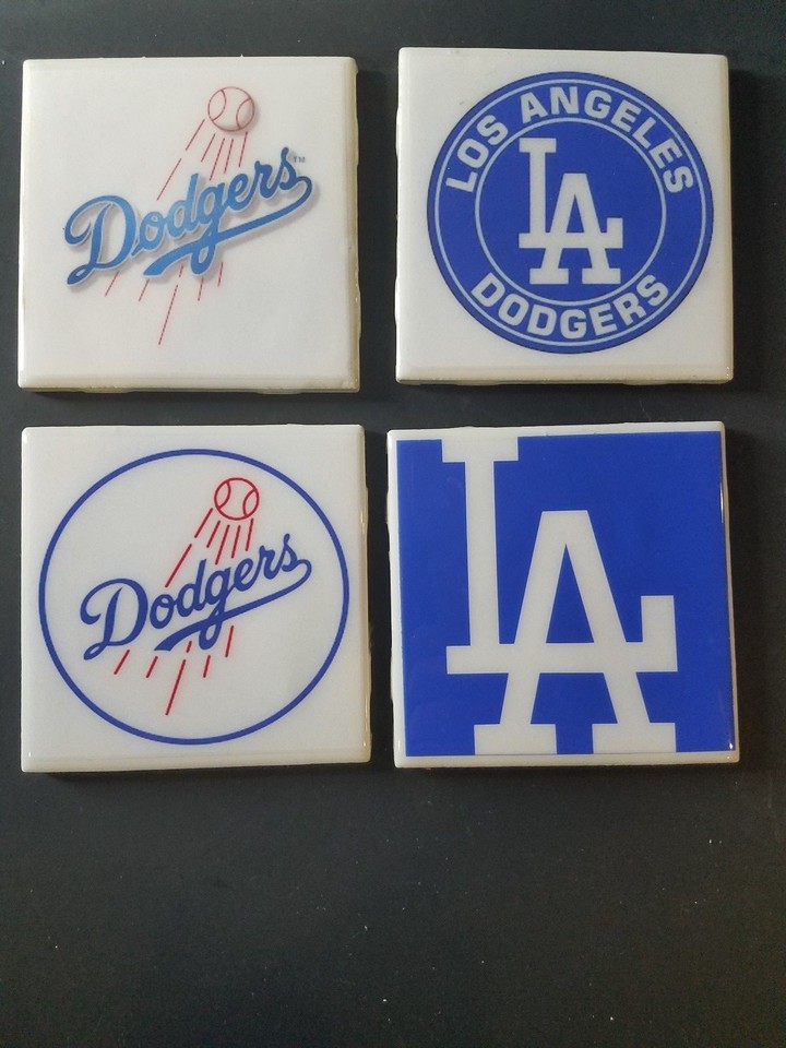 Los Angeles Dodgers Themed 4x4 Ceramic Coasters Handmade | eBay