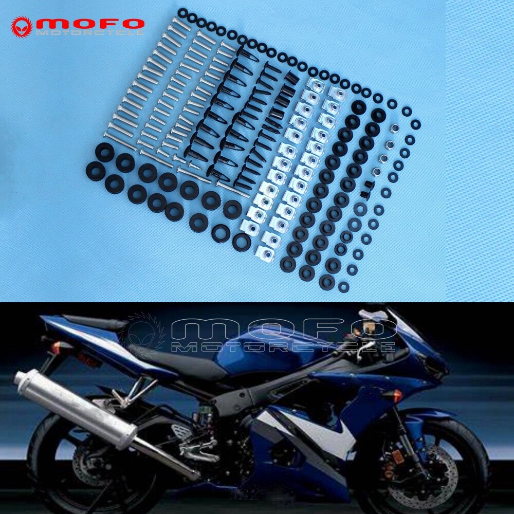 For 2005 Yamaha YZF R6 Stainless Steel Screws 179Pcs Fairing Bolts ...