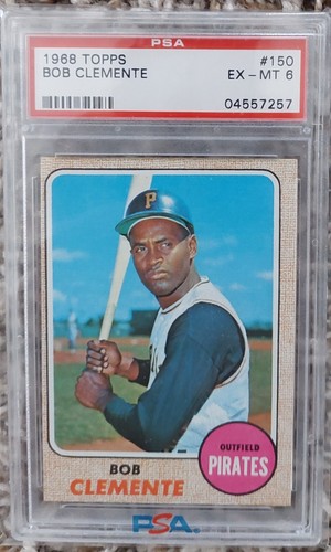 1968 Topps #150 Bob Roberto Clemente PSA 6 Pittsburgh Pirates HOF | eBay