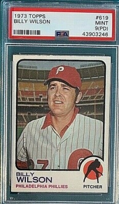 1973 Topps Baseball #619 Billy Wilson PSA 9 (PD) Perfectly Centered | eBay