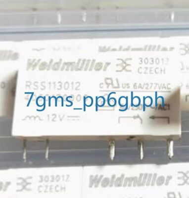 1 PCS NEW RSS1113012 imported Weidmuller 4060120000 relay 12VDC 5-pin # ...