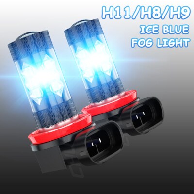 2x ice Blue LED Fog Light DRL Bulbs For BMW E71 X6 M E70 X5 E83 F25 X3 ...