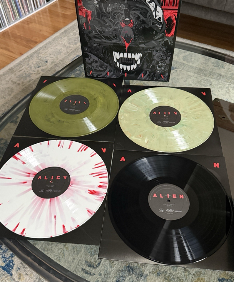 MONDO - Alien Complete Motion Picture Soundtrack 4XLP Boxset Colored ...