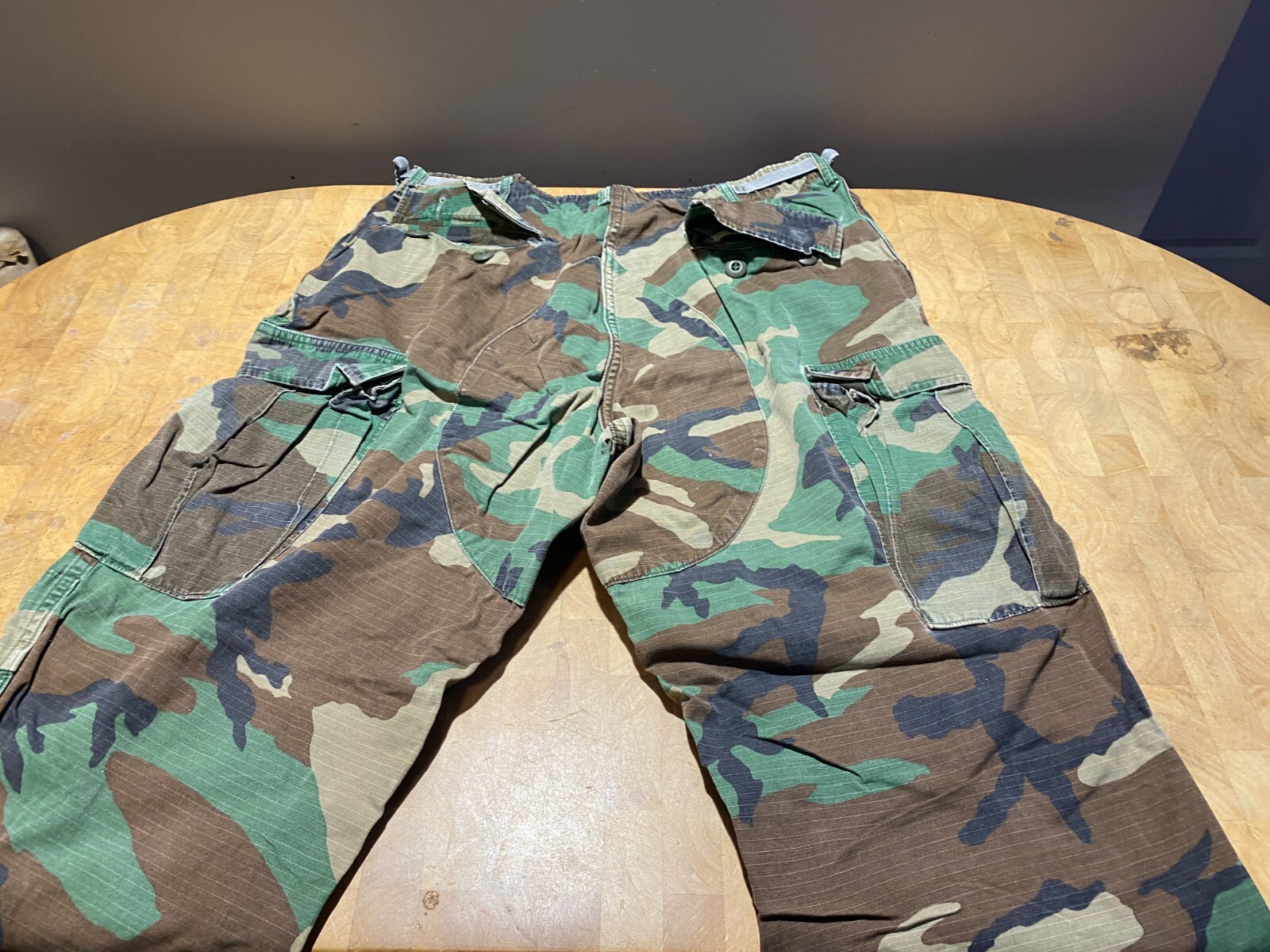 Vintage US Military Pants Men medium Long Woodland Camouflage Trouser ...