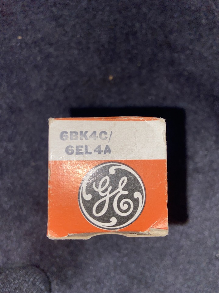 GE Electronic Tube Type 6BK4C/6EL4A | eBay
