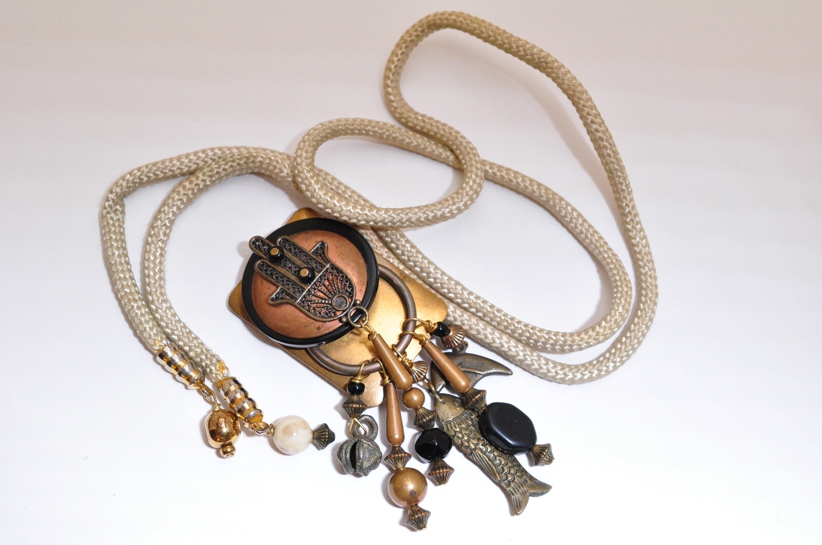 Vintage Bolo Tie Art Deco Mixed Metal | eBay