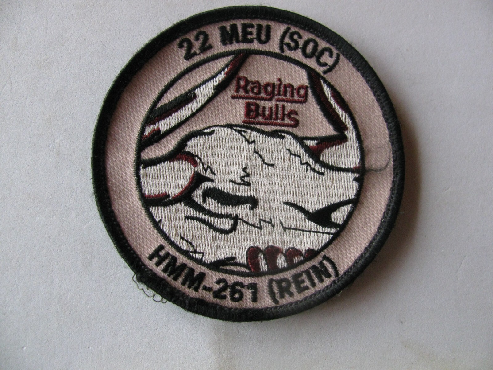 HMM-261 RAGING BULLS HELICOPTER SQN EMBROIDERED 3.5" PATCH FREE SHP LOWEST PRICE | eBay