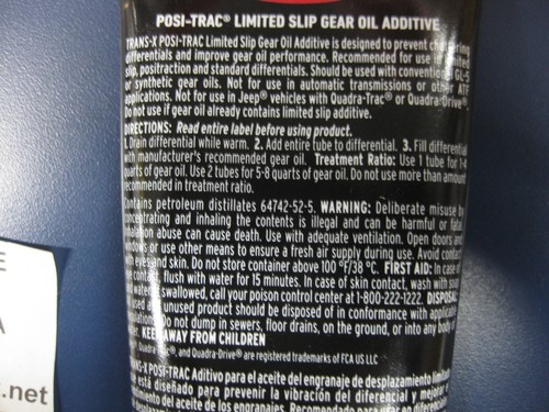 CRC TransX Posi-Trac Oil Additive Limited Slip Differential MADE IN USA ...