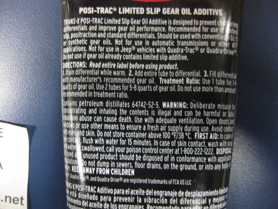 CRC TransX Posi-Trac Oil Additive Limited Slip Differential MADE IN USA ...