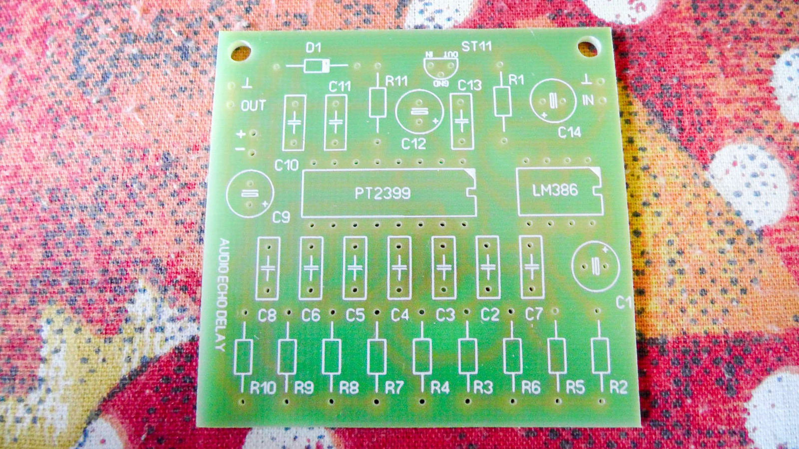 DIY PCB ONLY for AUDIO ECHO DELAY PT2399 | eBay