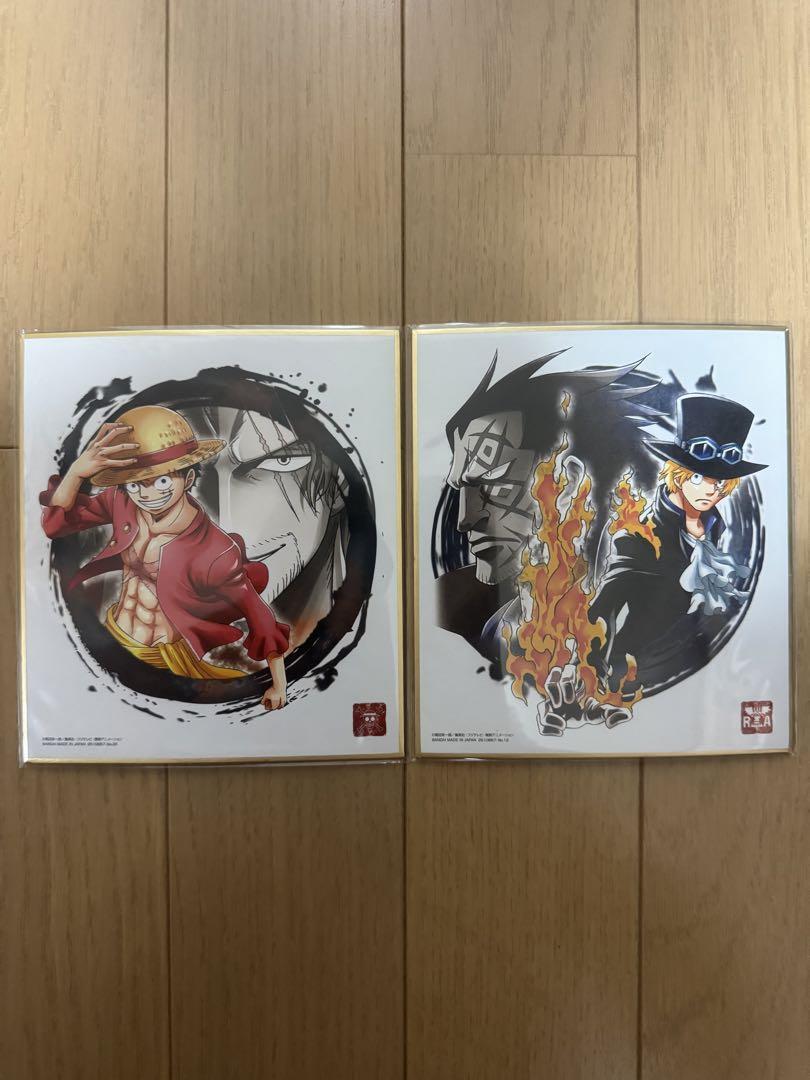 One Piece Mini Colored Paper Luffy Shanks Sabo Dragon | eBay