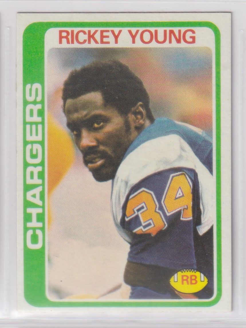 Rickey Young 1978 Topps #254 San Diego Chargers EX {0225 | eBay