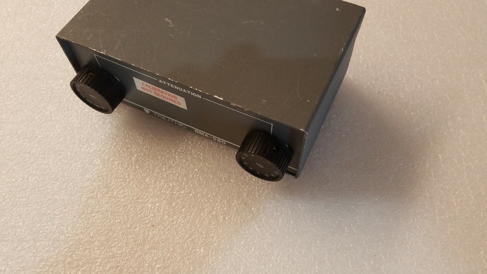 Trilithic BMA-580 Variable Attenuator, SMA DC-2 GHz, 0-80 dB by 1 dB ...