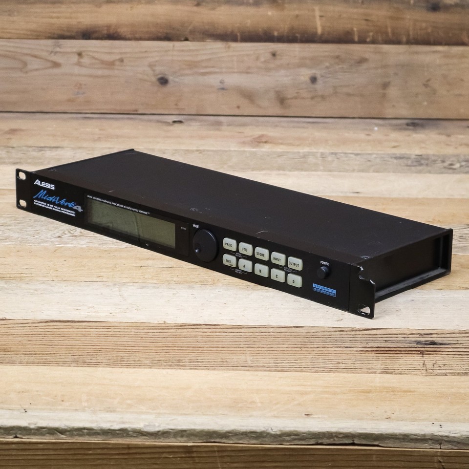 Alesis Midiverb 4 Multi-Effects Processor Midi-verb IV Four Reverb FX ...