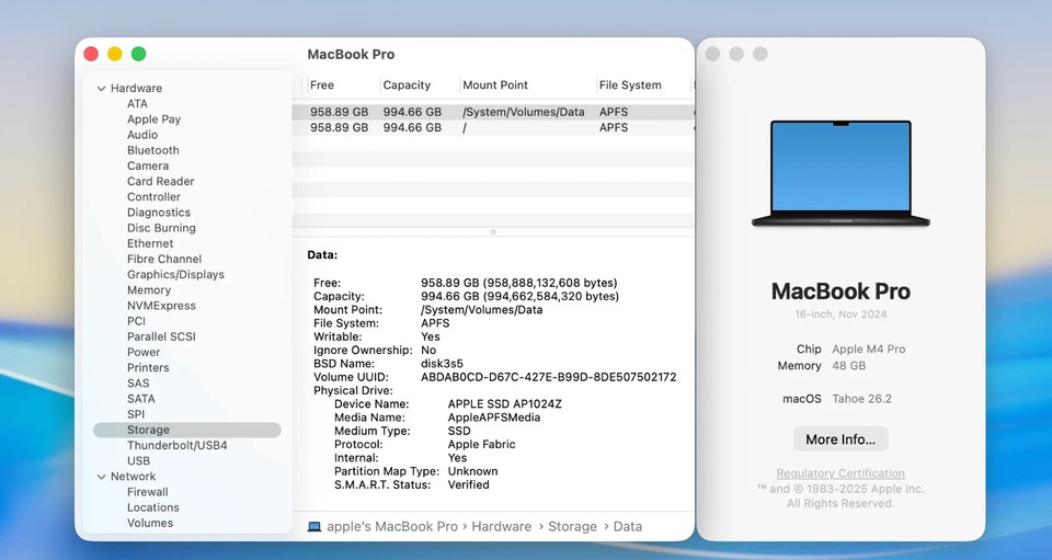 Apple MacBook Pro 16" M4 Pro 20-Core GPU 48GB RAM 1TB SSD 2024 Black ...