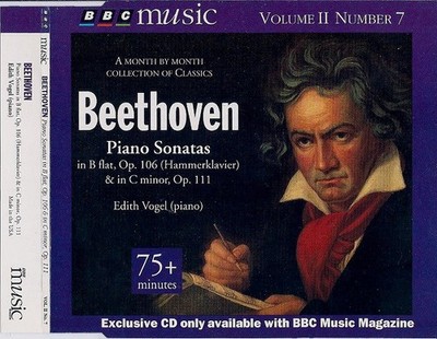 BEETHOVEN: Piano Sonatas Op.106 & 111; Edith Vogel (CD, BBC Music, 1994 ...