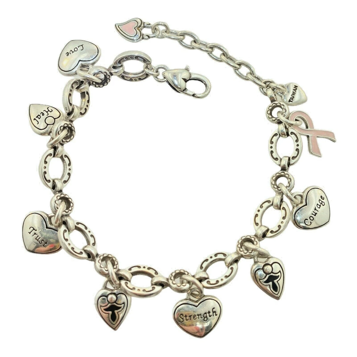 Breast Cancer Charm Sustainable Bracelet