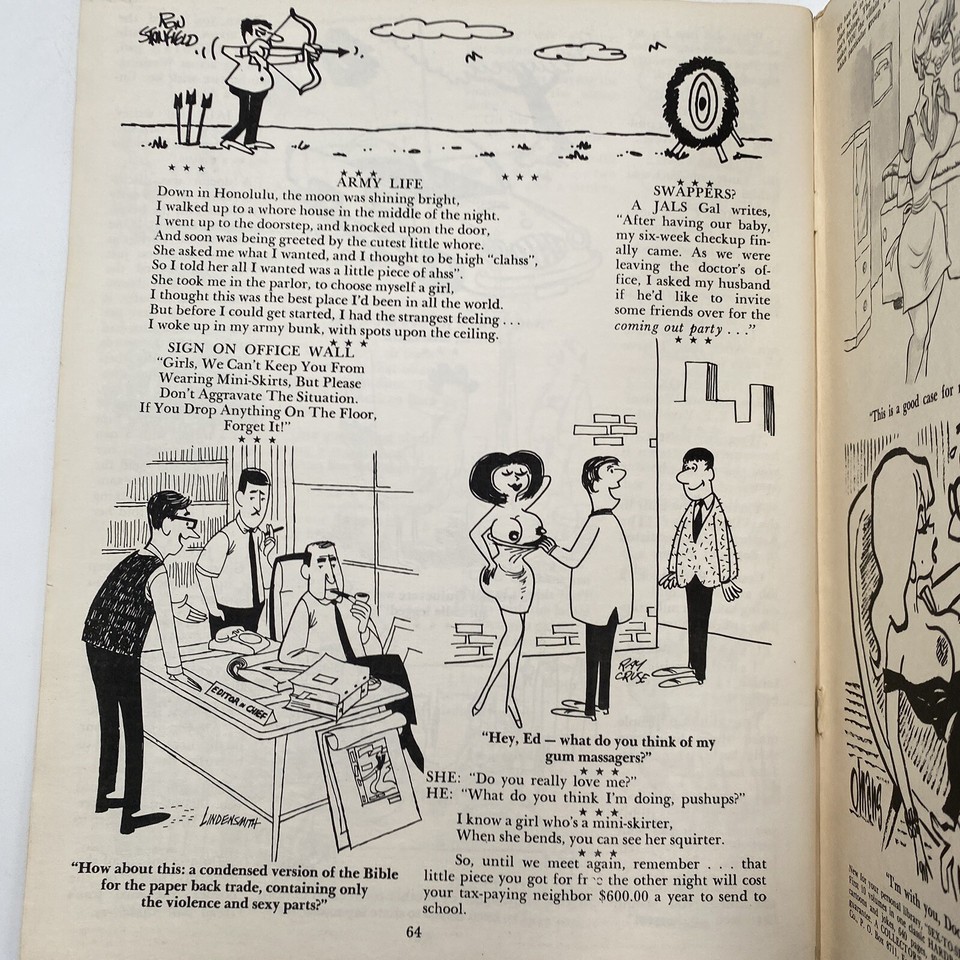 Rare Vintage Sex To Sexty Vol. 24 Classic American Humor Magazine 1969 ...