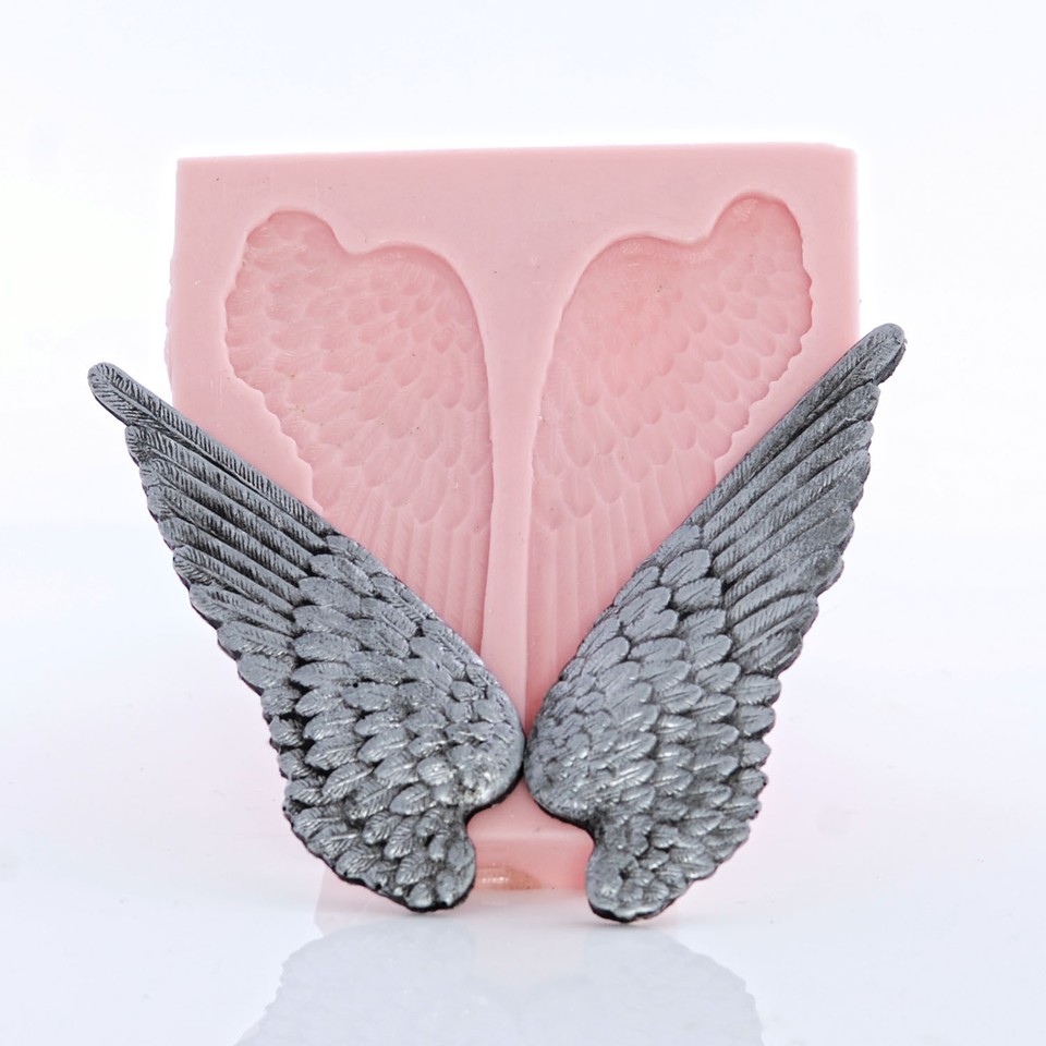 Wing Silicone Mold Flexible Food Safe Angel Wing Mold Craft Resin ...